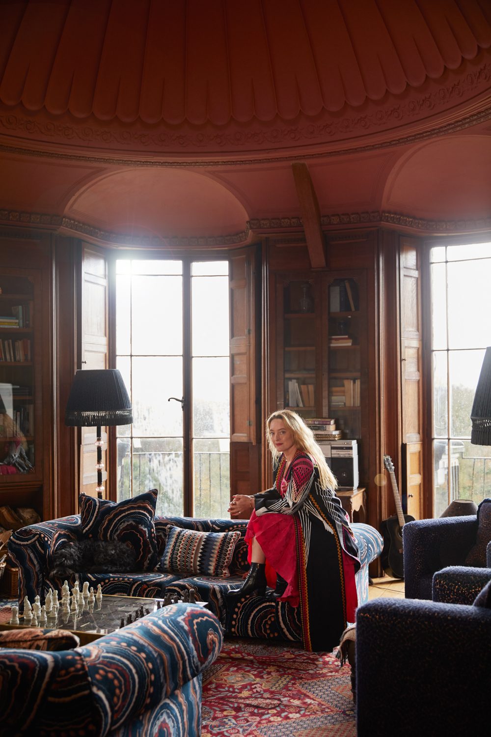 Alice Temperley shot for Romo Fabrics | Helen Cathcart