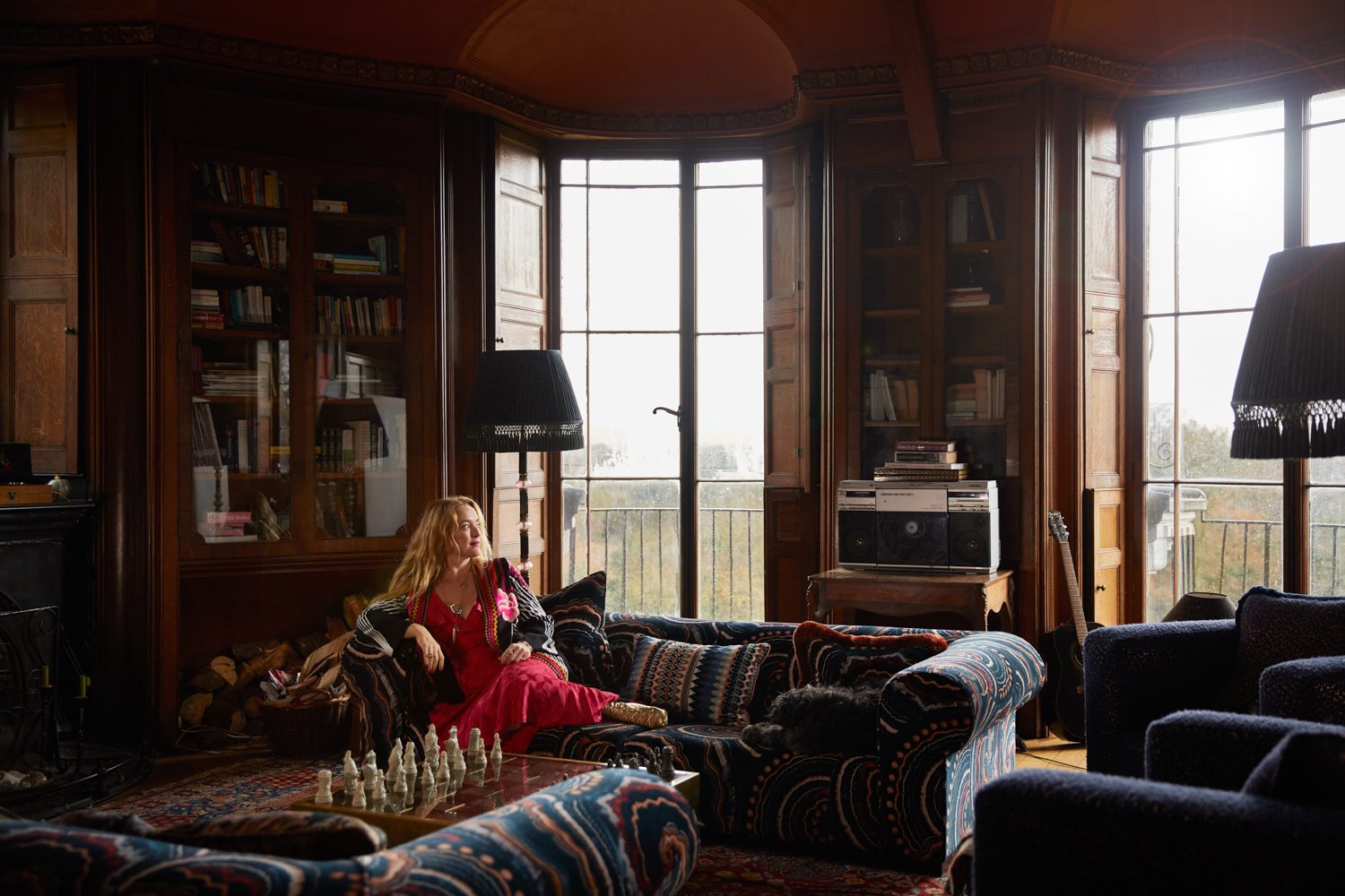 Alice Temperley shot for Romo Fabrics | Helen Cathcart